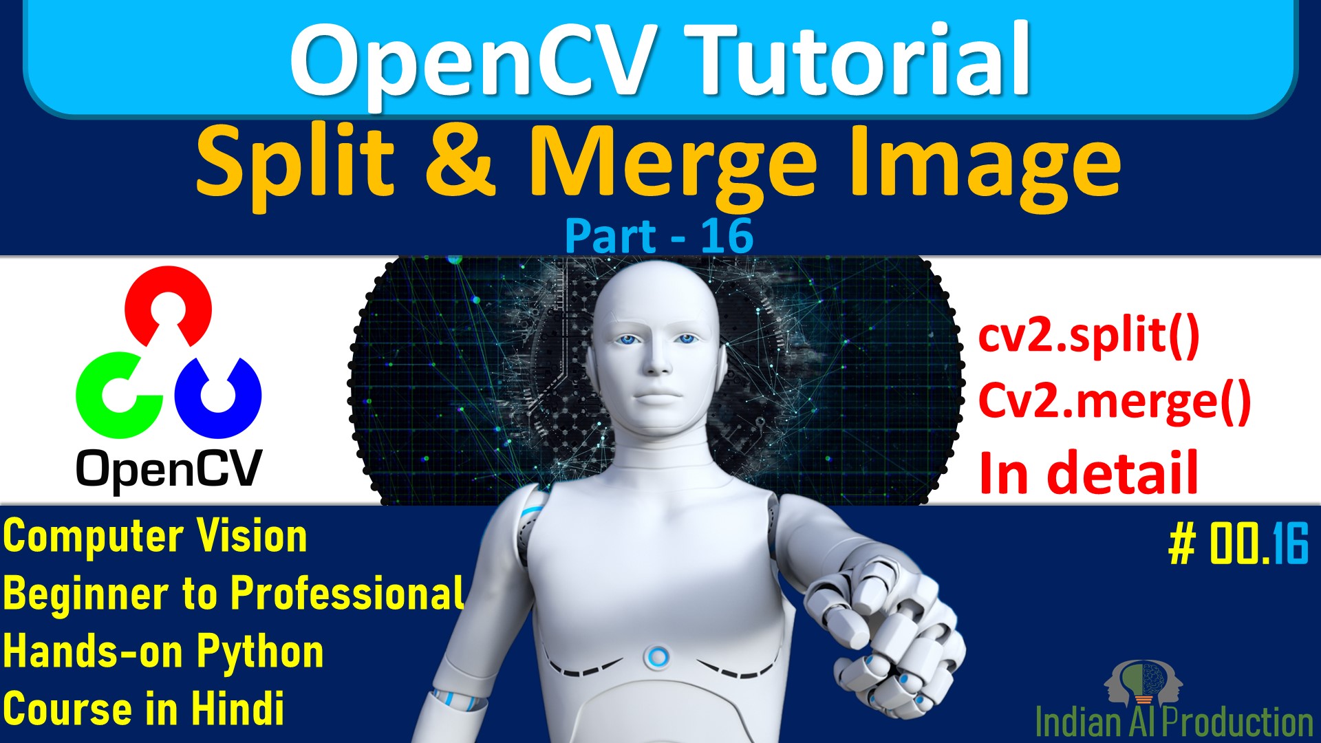 Split Merge Image Using Opencv Python