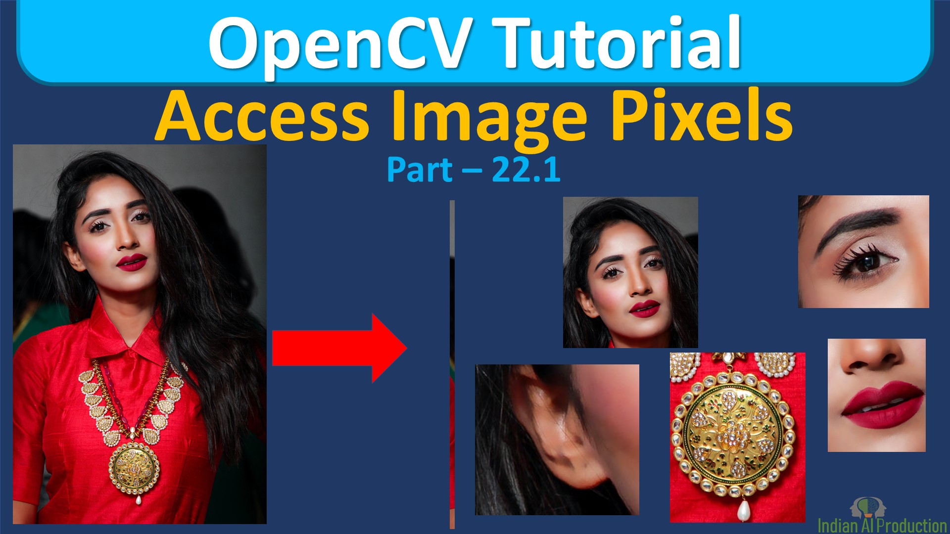 Get Image Pixels Using Opencv Python Opencv Tutorial In Hindi